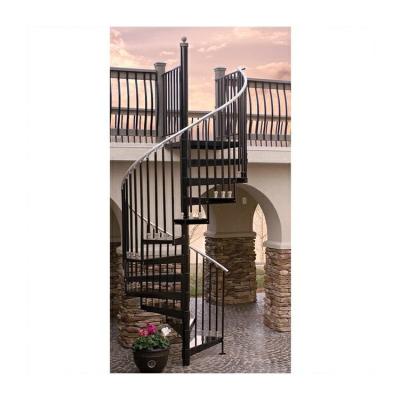 Cina Wrought iron fittings high quality metal staircase used steel spiral stairs in vendita
