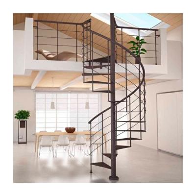 Cina Excellent quality metal stairs bespoke stainless steel staircase cast iron crystal spiral stair in vendita