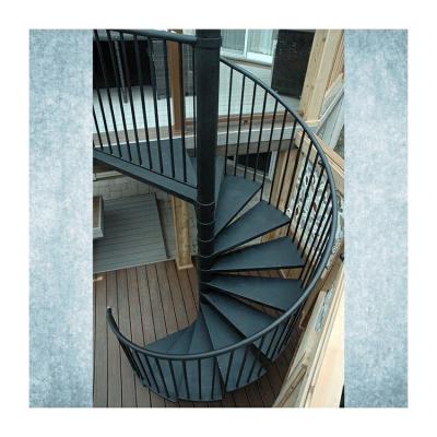 Cina Metal helical stair modern cast iron staircase stainless steel Spiral in vendita