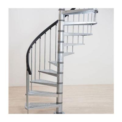 中国 Metal stairs prices iron staircase manufacture indoor steel metal spiral stairs 販売のため