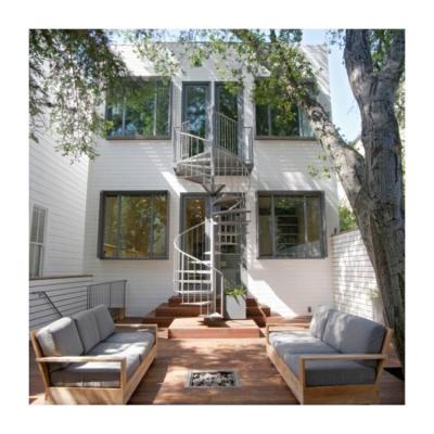 中国 Metal stairs prices carbon steel staircase cast iron outdoor spiral stairs 販売のため