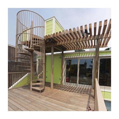 中国 Metal round stairs residential steel staircase decorative wrought iron spiral stair 販売のため