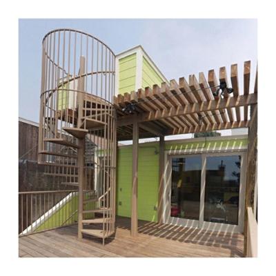 中国 Metal stair design steel structure staircase cast iron spiral baluster 販売のため