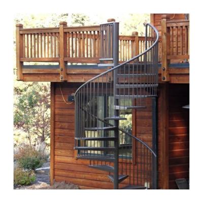 Cina Metal stair railing Cast Iron Staircase Price prefab stainless steel spiral stairs in vendita