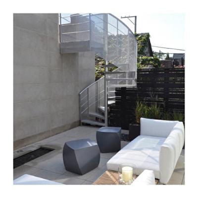 Cina Prefabricated outdoor metal stairs steel wrought iron staircase spiral stainless steel tube in vendita