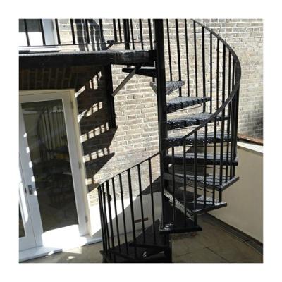 Cina Metal stair parts stainless steel circle staircase iron spiral stair in vendita