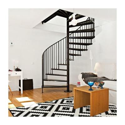 Cina Metal stairs design steel handrial staircase oem cast iron spiral stair in vendita
