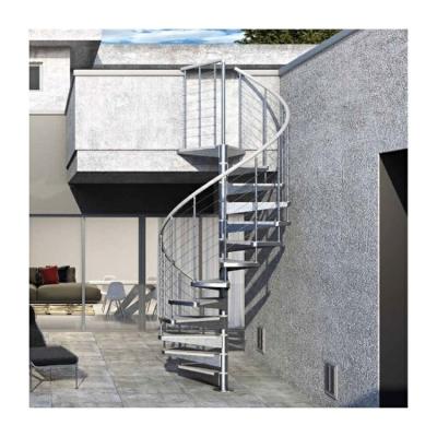 Cina Metal stair steps stainless steel staircase design wrought iron spiral in vendita