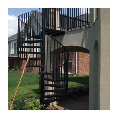 Cina China metal stairs cast iron metal staircase steel spiral stairs in vendita
