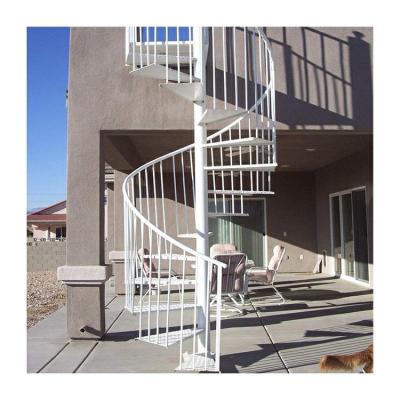 Cina Used wrought iron fencing decorative metal staircase industrial steel spiral stair in vendita