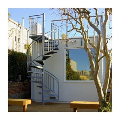 Cina Prefabricated metal stairs galvanized steel staircase stainless steel cast iron spiral stair in vendita