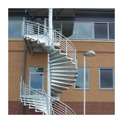 Cina Custom metal stairs hidden steel stringer staircase cast iron spiral in vendita