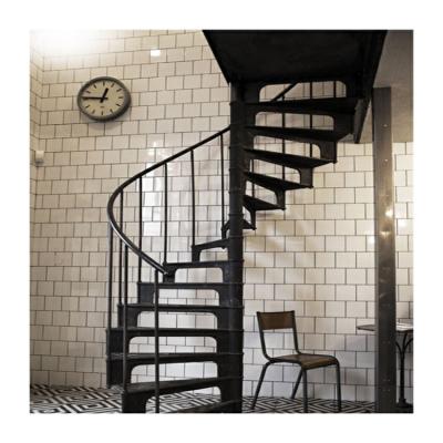 Cina Custom metal stairs hidden steel stringer staircase cast iron spiral in vendita