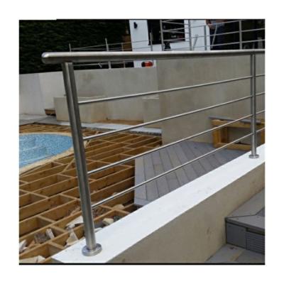 Cina Safe and reliable black steel rod balustrade stainless steel rod railing manufacturers in vendita