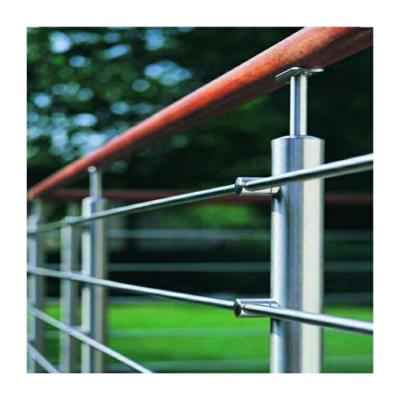 Cina New arrivals steel cable rod balustrade stainless steel deck rod railing prices in vendita