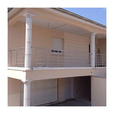 Cina Mali style aluminum rod fence cost toughened glass balcony railings in vendita
