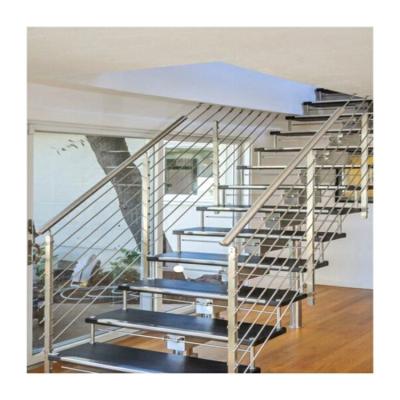 Cina Namibia sell well stainless rod balustrade outdoor stair railings near me in vendita