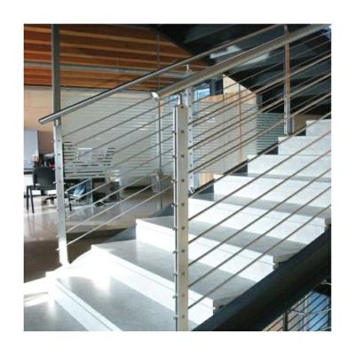 Cina Rwanda popular rod balustrade hardware home wire stair railing in vendita