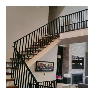 Cina Samoa popular black aluminum decorative rod fencing stainless steel stair rod railing in vendita