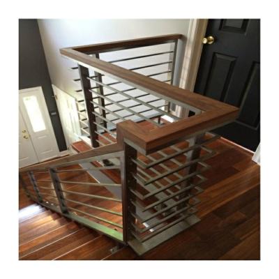 Cina New Zealand sell well metal rod fence installation cost outdoor metal stair rod railing in vendita