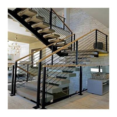 Cina Venezuela popular aluminum rod fence installation spiral staircase rod railing in vendita