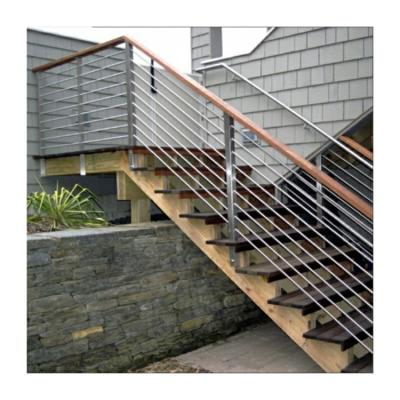 Cina Honduras sell well square metal rod fence panels ss staircase rod railing in vendita