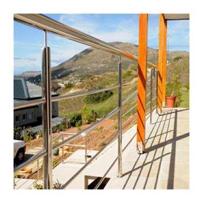 Cina Uganda style metal rod fence company tinted glass balcony railings in vendita