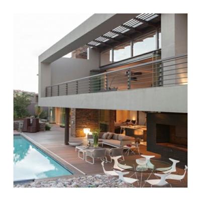 Cina Puerto Rico style metal yard rod fence modern horizontal deck railing in vendita