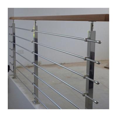 중국 Bermuda style galvanized rod fence ground level deck with railing 판매용
