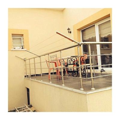 Cina Jamaica style rod fence de metal metal pickets for deck railings in vendita