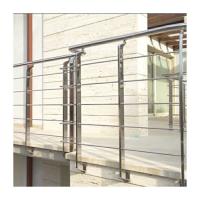 China Greece style rod bar handrail using galvanized pipe as deck railing for sale