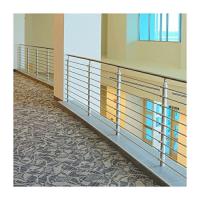 China Greece style rod bar handrail using galvanized pipe as deck railing for sale