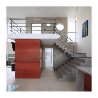 China Greece style rod bar handrail using galvanized pipe as deck railing for sale