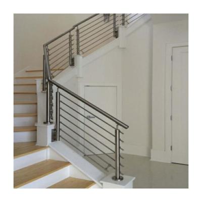 Cina Mozambique design interior rod balustrade pressure treated stair handrail in vendita