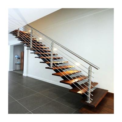 Cina French Guiana design stainless steel deck rod fencing metal stair rod railing indoor in vendita