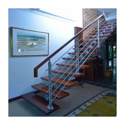 China Inside House Rod Stair Railing With Prefabricated Metal Rod Fence Panels Te koop