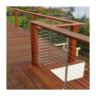 Cina Metal deck spindles stainless steel cable deck railing cattle wire fence panels in vendita