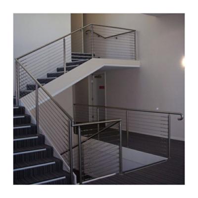 China Pvc handrails for stairs high tension cable barrier 9 gauge fence wire for sale