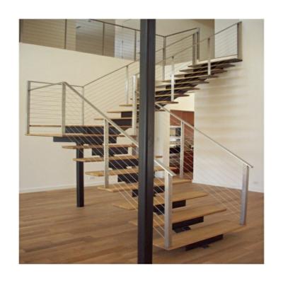 Cina Staircase pipe and cable fence cost animal wire fencing in vendita