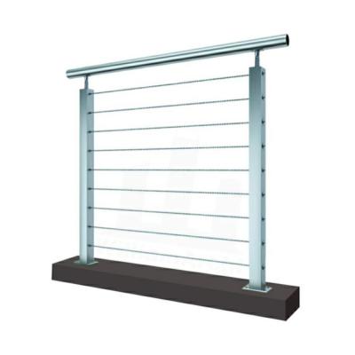 Cina Stainless steel rope balustrade wire cables balustrade systems for decks in vendita