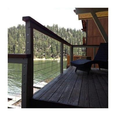 Cina Balcony fence panels wire rope railing woven wire fence cost per foot in vendita