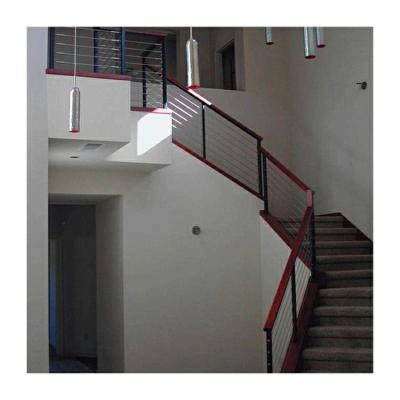 Cina Outside stair railing vertical cable deck railing 72 inch woven wire fence in vendita