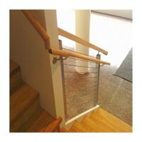 China Mauritius wire balustrade installation wire rail fence for sale