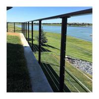 China Morocco ss wire balustrade deck fence with wire for sale