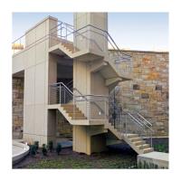 China Morocco ss wire balustrade deck fence with wire for sale