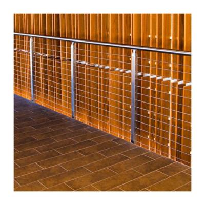 Cina New York wire balustrade for decking hardwire fence in vendita