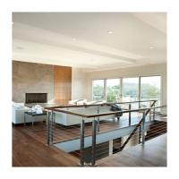China Glass railing patio wire deck railing posts livewire fence supply for sale