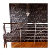 China Glass railing patio wire deck railing posts livewire fence supply for sale
