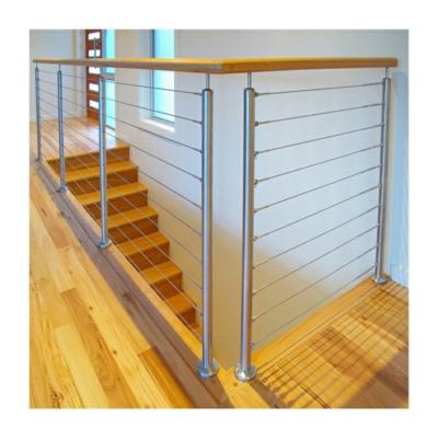 Cina Commercial patio fencing black wire stair railing 2.5 mm high tensile fencing wire in vendita