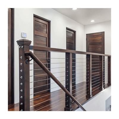 Cina Retractable patio fence front porch with wire railing wire security fencing in vendita